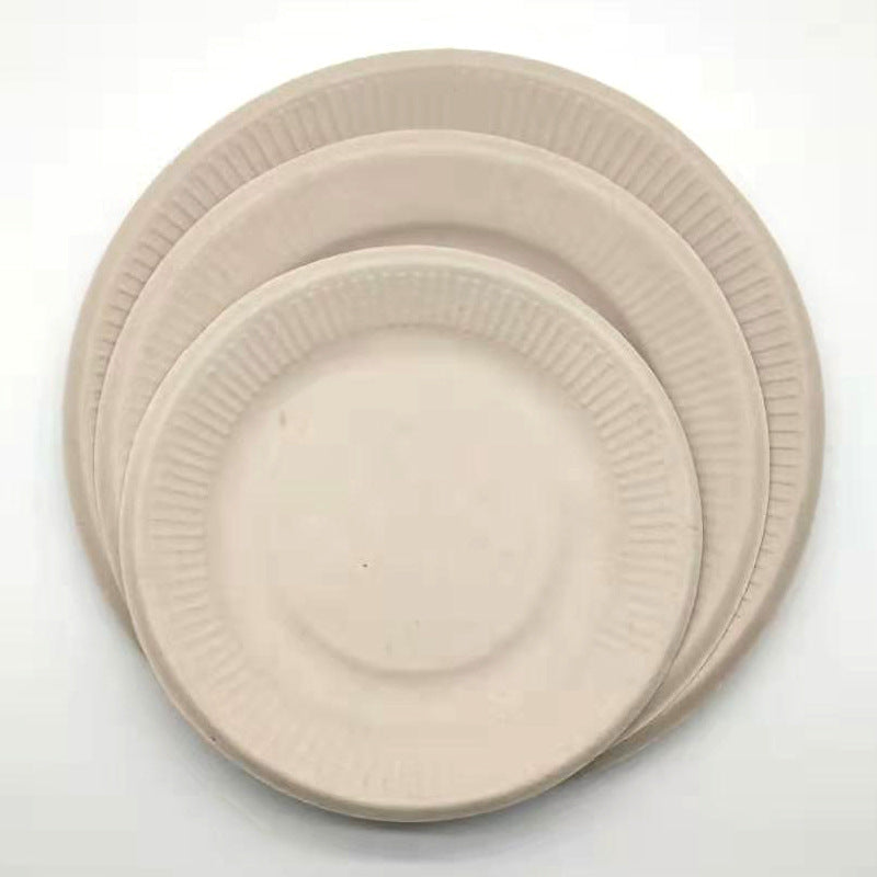 Pure pulp disposable paper plates - adorila